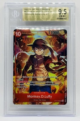 2024 One Piece Promo Monkey D. Luffy SR Treasure Boosters Set #ST10-006 ...