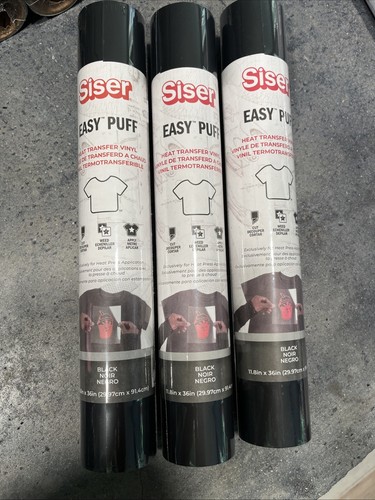 3 Rolls Unopened Siser Easy Puff Htv. 11.8 X 36 Inches | eBay