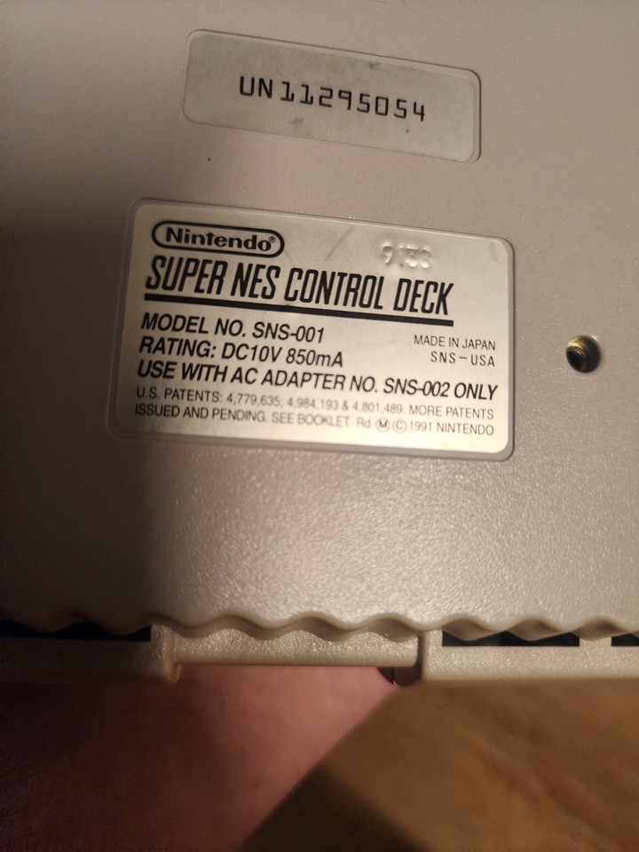 Super Nintendo Entertainment System SNES With 9 Games, Remotes, Cords ...
