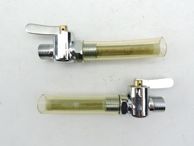 2 New Petcocks Triumph 500 650 750 Bonneville Tiger Trophy Trident ...