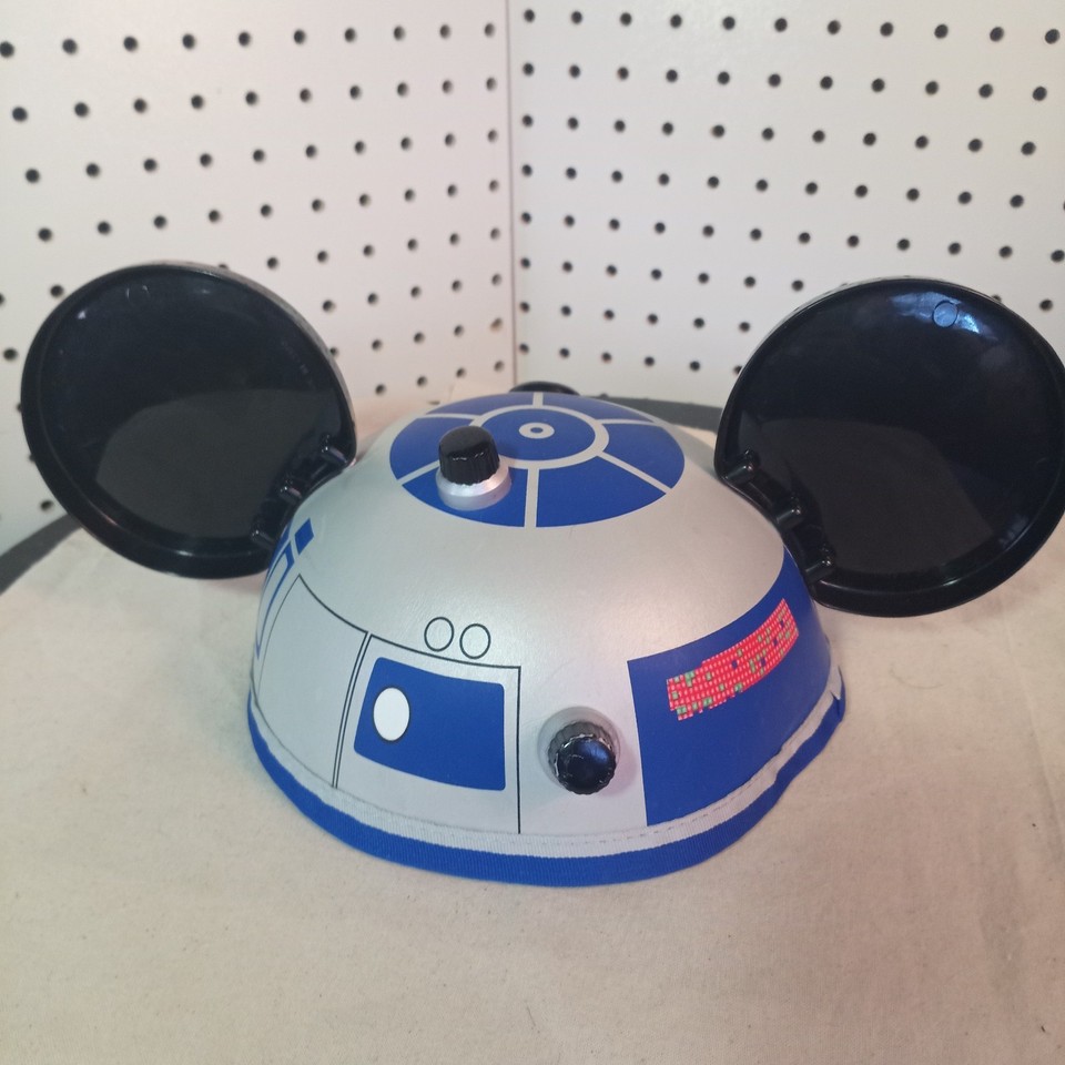 Disney Parks Star Wars R2-D2 Mickey Mouse Ears Hat Cap Adult | eBay