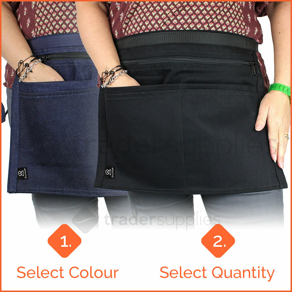 Bunse 6 Pocket Market Trader Money Bag Cash Belt Pocket Pouch Black ...