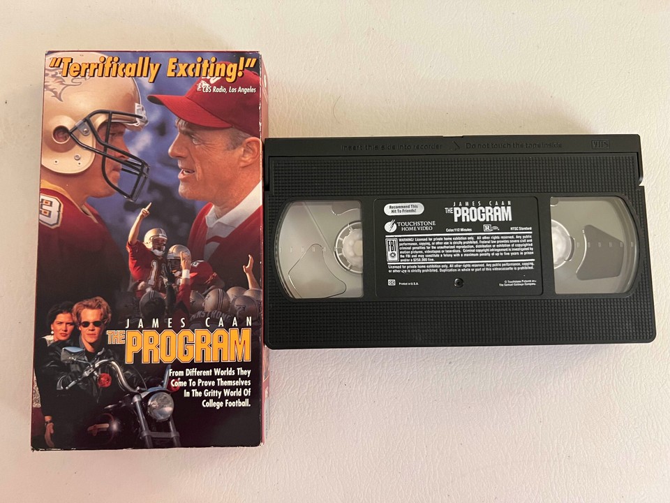 The Program VHS Tape Movie James Caan | eBay