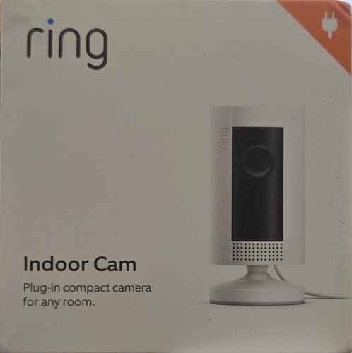 Ring Indoor Cam (1st Gen), Compact Plug-In HD security camera with two ...