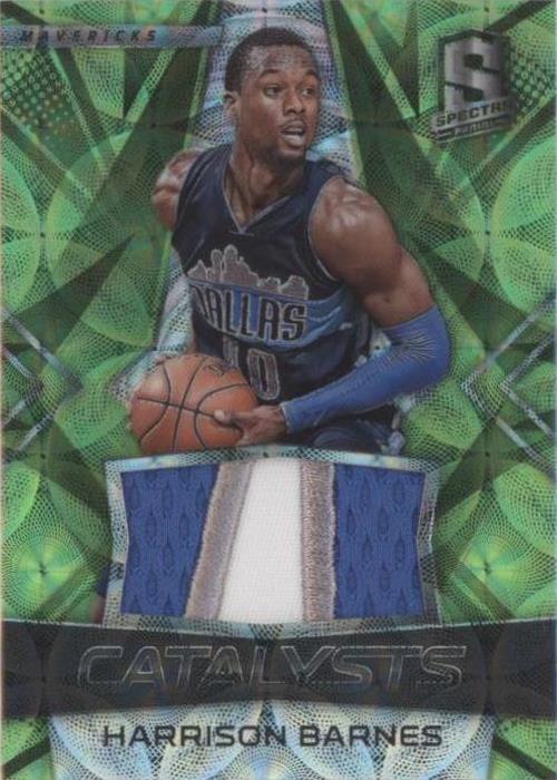 2016-17 Panini Spectra - Catalysts Harrison Barnes #10 Neon Green /25 ...