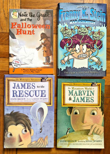 4 books Halloween-Miniature World of Marvin-James Marvin-Rescue Mad ...