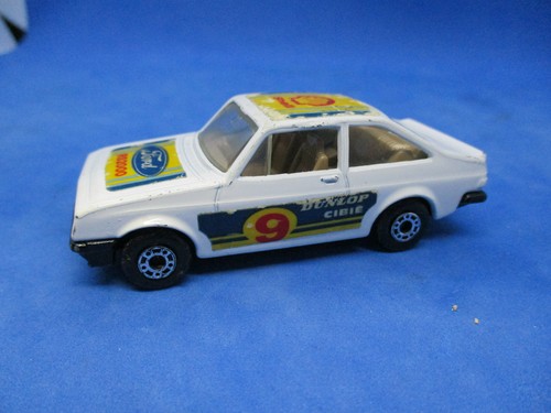 1978 Matchbox SuperFast Ford Escort RS2000 No 9 Shell Oil Dunlap LESNEY ...