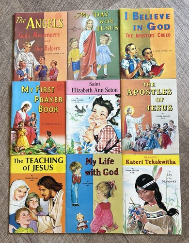 Religious Books for Children Lot Father Lovasik Vintage Picture Books ...