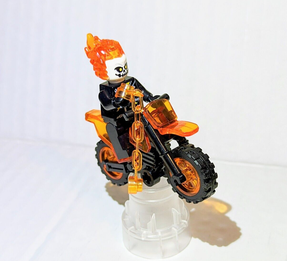 Ghost Rider Minifigure Johnny Blaze Mini Figure Marvel Comic (Read ...