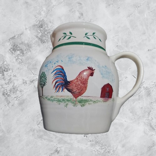 Crock Shop Pottery Santa Ana CA - Farmhouse Rooster Water Pitcher ...