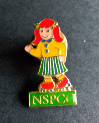 NSPCC Charity PIN BADGE, LAPEL BROOCH - Girl, pre-owned | eBay UK
