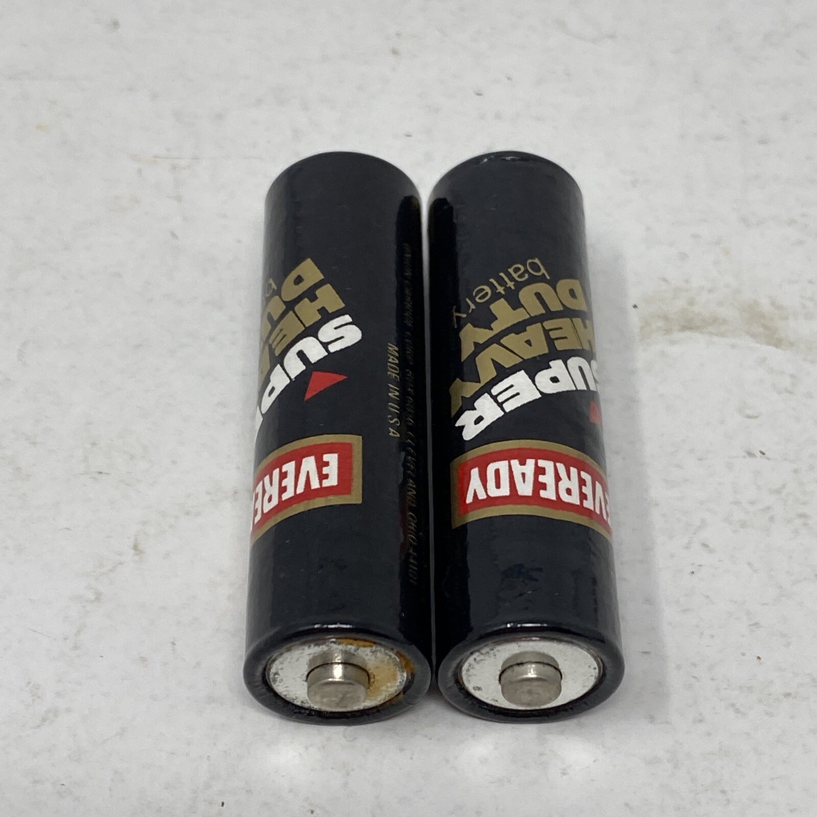Vintage Eveready Black AA Batteries Dead Used Super Heavy Duty From 80s ...