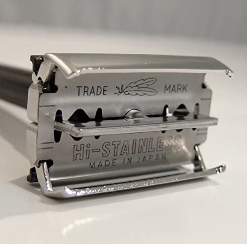 30 Feather Shaving Razor Blades Stainless Double Edge Original Made in ...