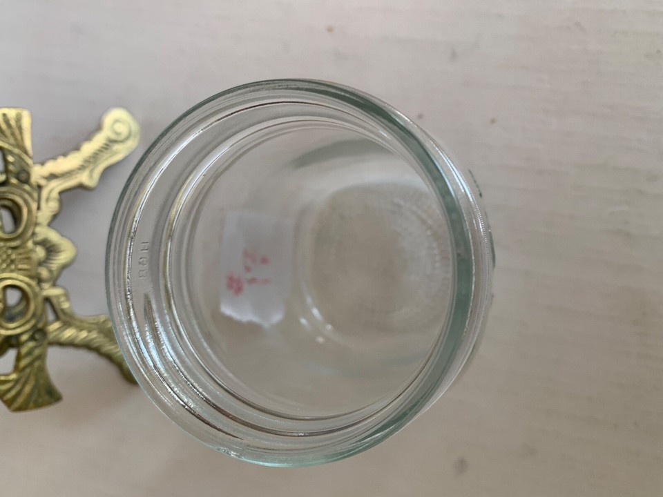 VTG KERR SELF SEALING GLASS Mason Jar 1.5 Cups 12oz Raised Print ...