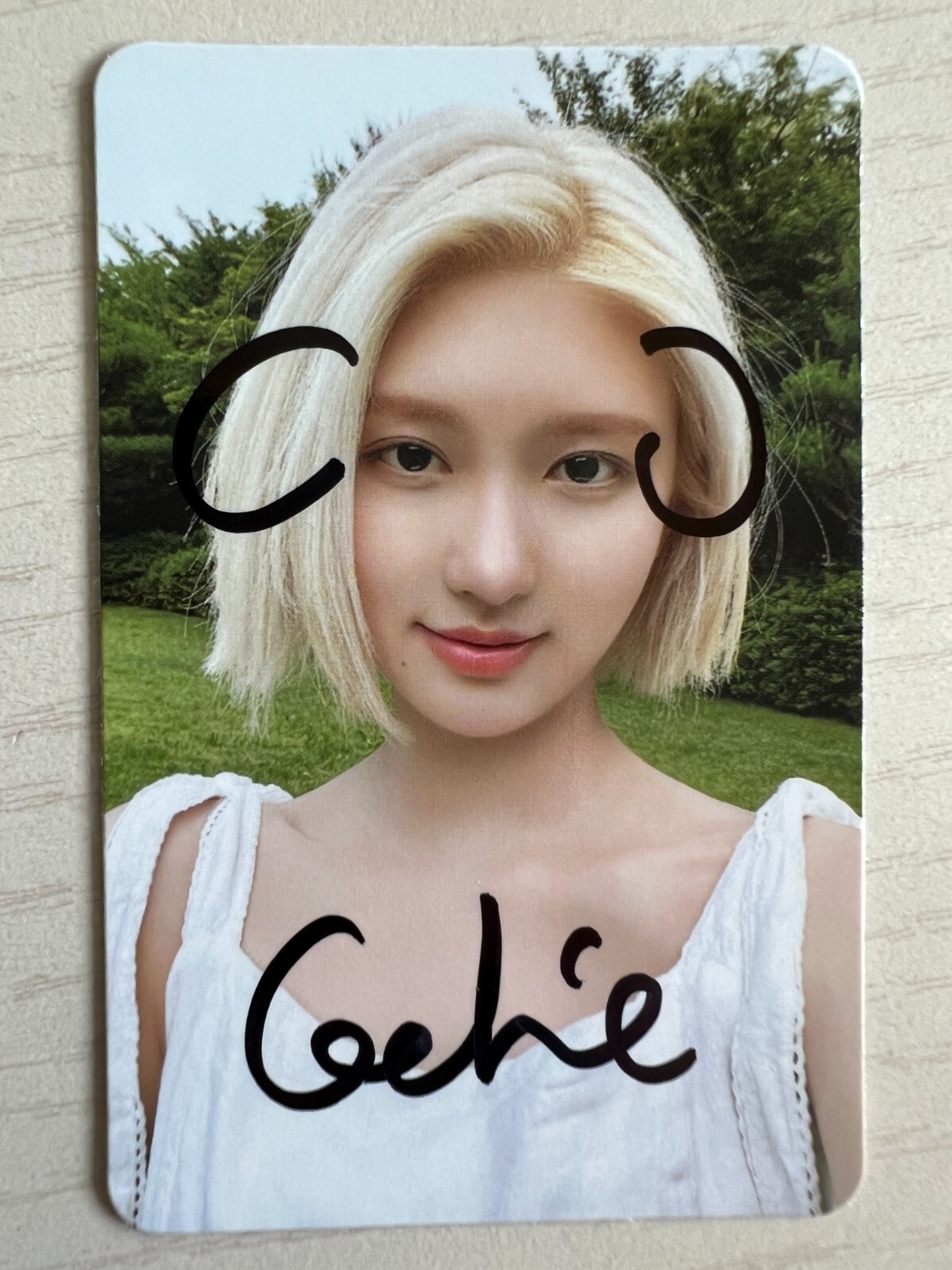 IVE [After Like] Autographed Signed Photo card PC Fansign | eBay