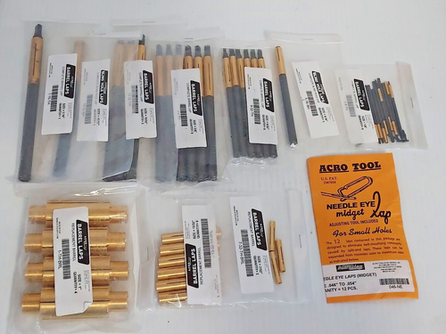 ACRO TOOLS ACROLAP BRASS BARREL LAP LAPPING TOOLS - NEW pkgs | eBay