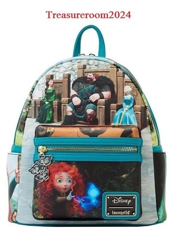 LOUNGEFLY Disney Brave Merida Princess Scene Mini Backpack NEW! | eBay