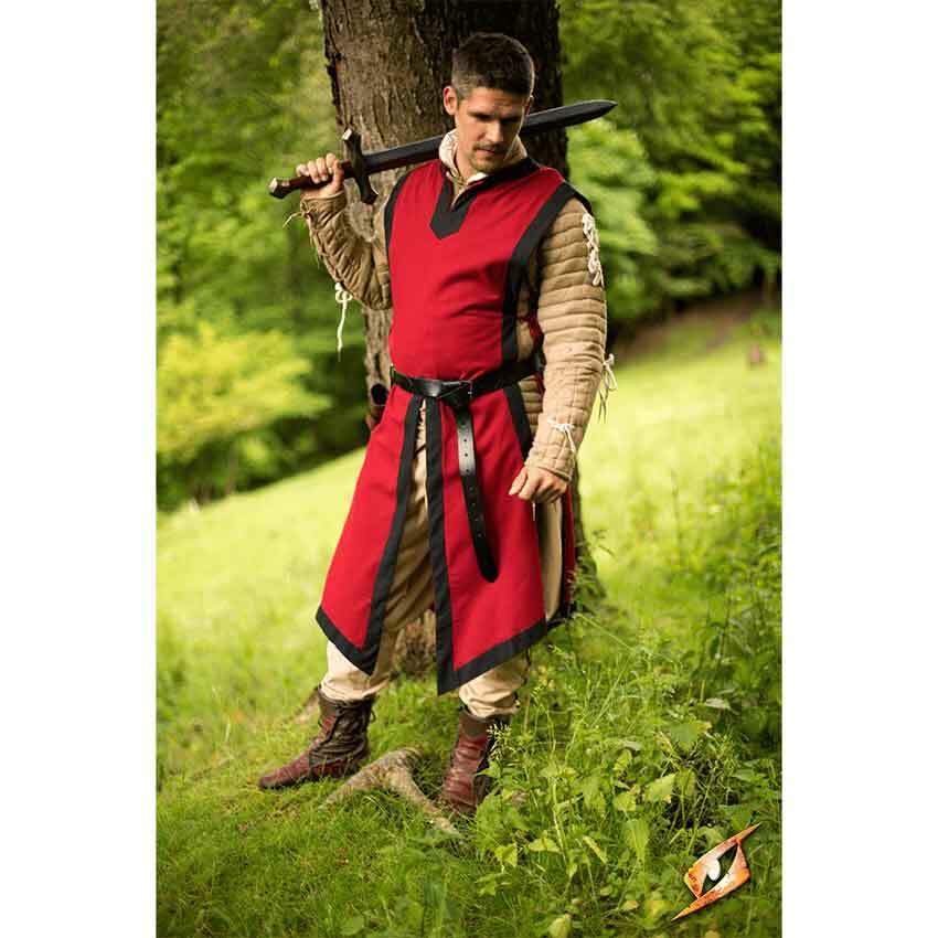 Basic Medieval Tunic - Tabard Medieval Renaissance Costume Surcoat Blue ...