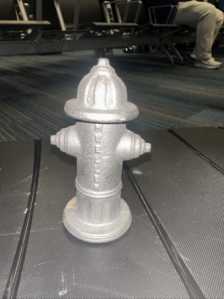MUELLER MINIATURE FIRE HYDRANT ADVERTISING PAPERWEIGHT CAST IRON | eBay