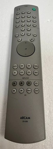 ARCAM CR-389 AV RECEIVER AMPLIFIER REMOTE CONTROL V.G.C A65 A85 A90 P90 ...