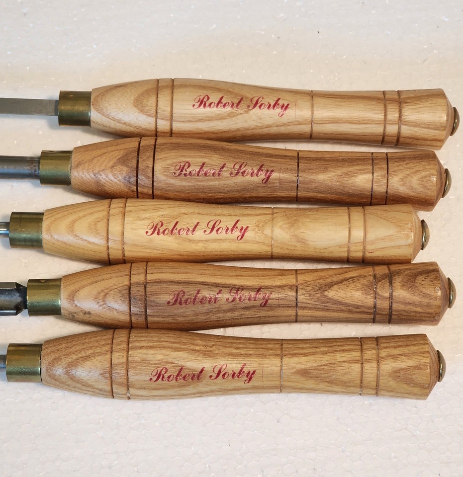 Robert Sorby Set of 5 Micro Woodturning Tools in Box | eBay
