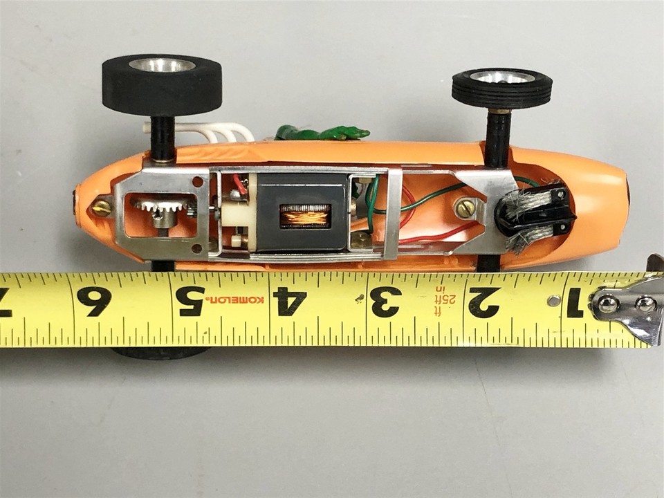 1960s RAT FINK SLOT CAR RACER ORANGE EXCELLENT WORKING 1/32 | eBay