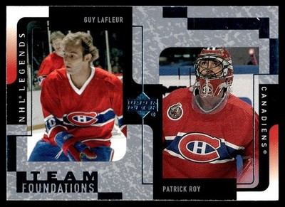 2000-01 Upper Deck Legends Guy Lafleur/Patrick Roy Montreal Canadiens #73 | eBay