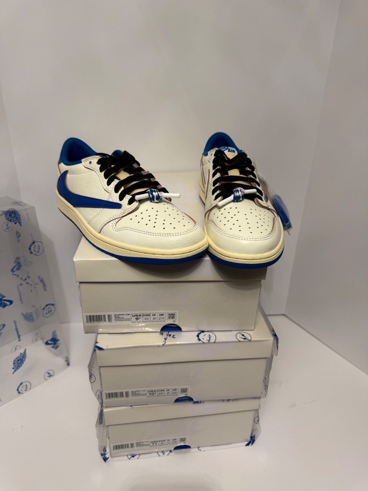 Travis Scott X Fragment X Air Jordan 1 low DM7866-104 Fast ShipN | eBay