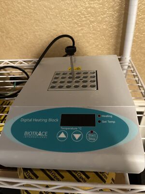 Biotrace Labnet AccuBlock D1100 Digital Dry Bath, with 20-well block | eBay