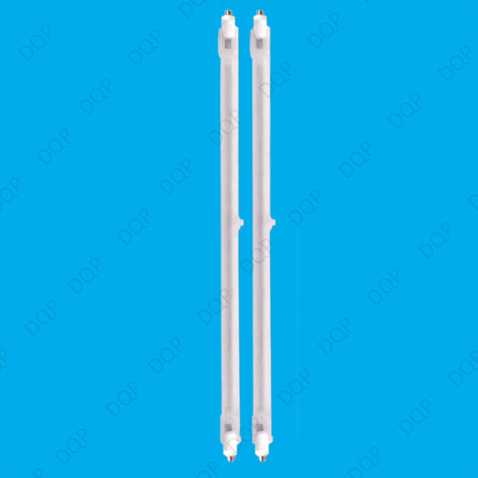 2x 400W Halogen Heater Replacement Tubes 242mm Fire Bar Heater Lamp ...