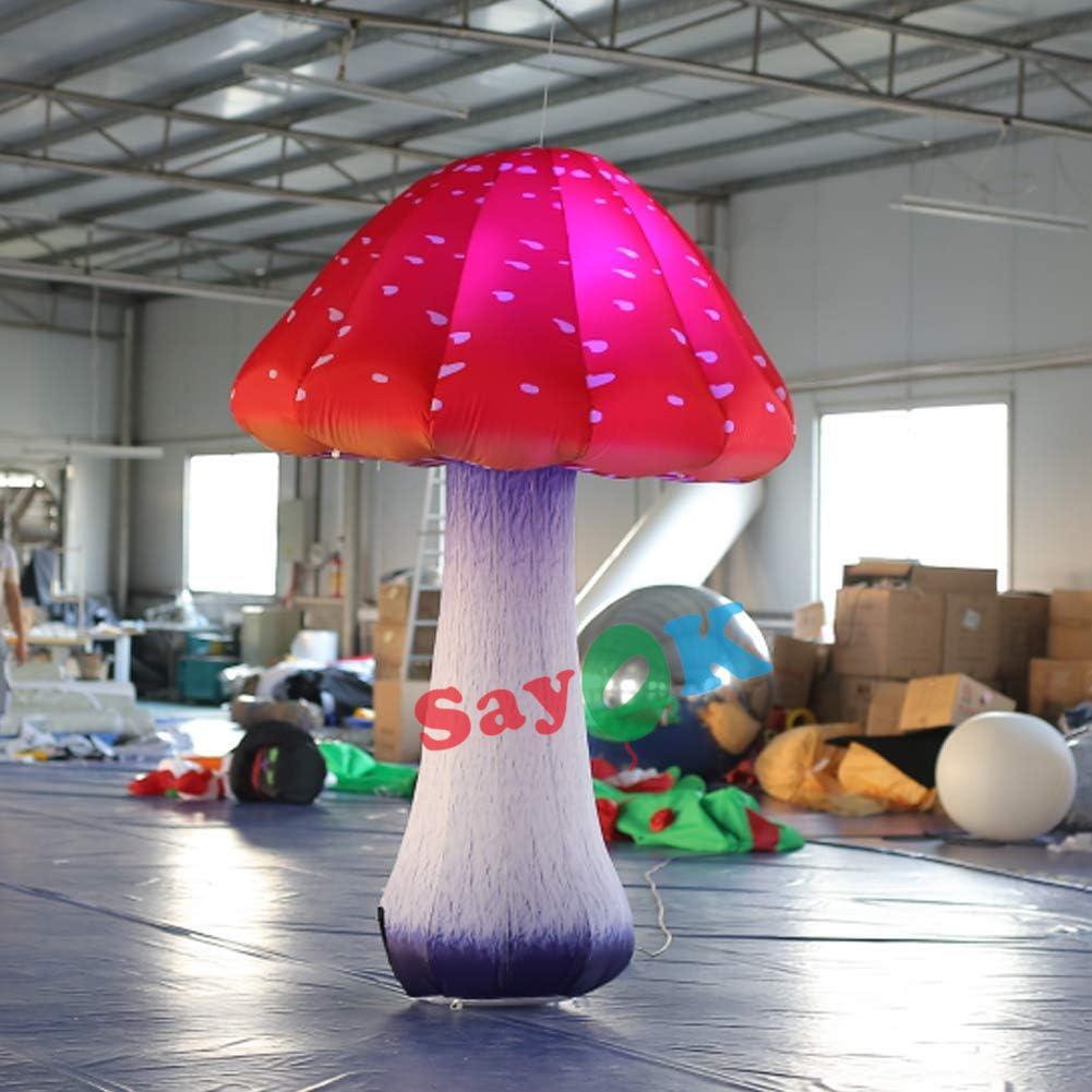 1M-5M Full Printing Colored Giant Inflatable Mushroom for Theme Park ...