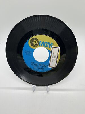BILLY WALKER Don't Let Him Make A / A Fool And His Love MGM 14268 45 ...