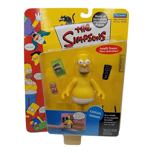 The Simpsons World Of Springfield CASUAL HOMER Interactive Action ...
