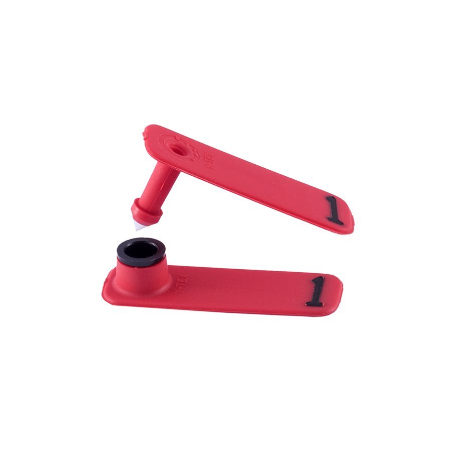 Y-Tex Sheep Star ID Ear Tags - #1-25 Red 25ct pk *NOW Laser Printed | eBay