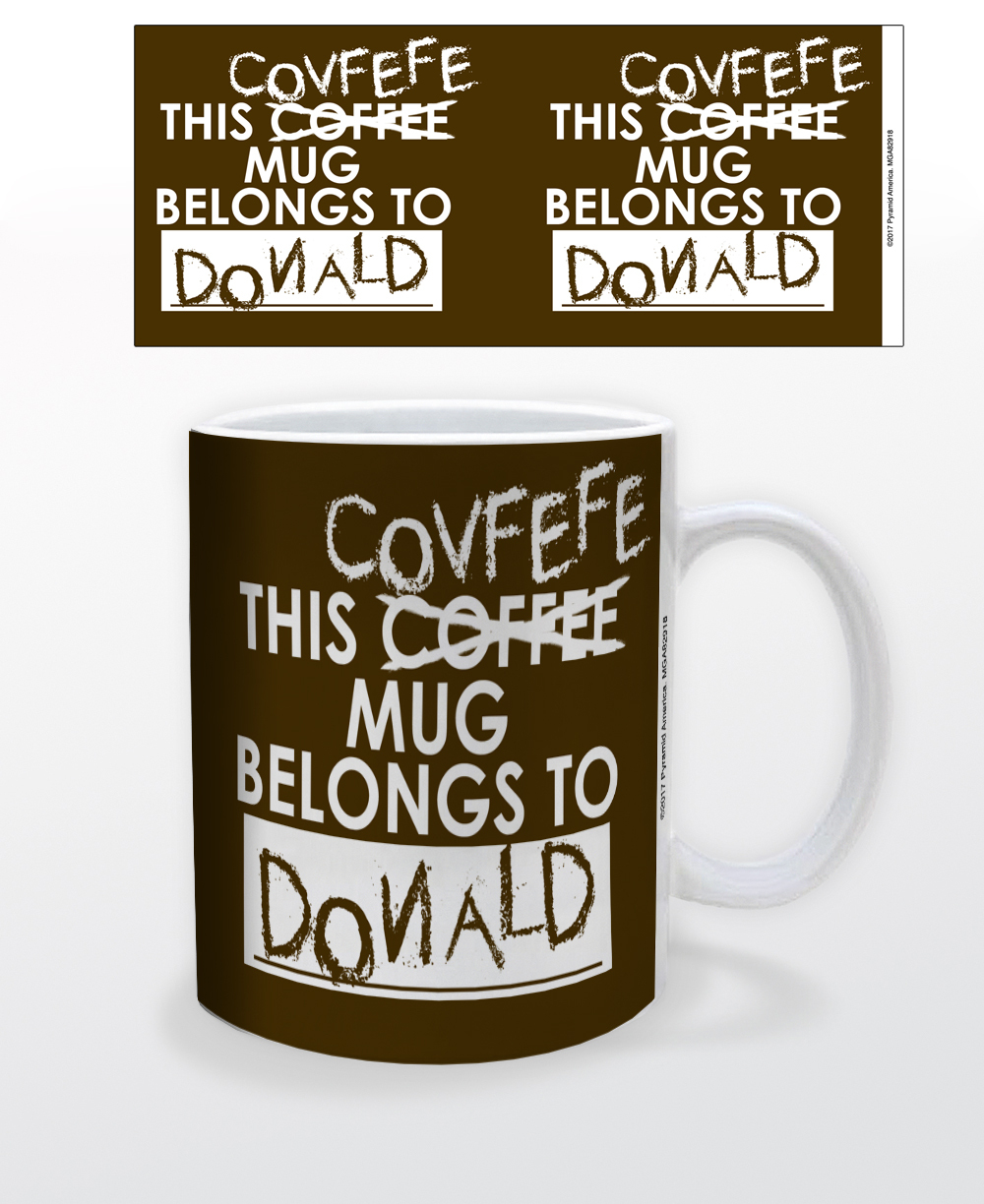 COVFEFE MUG DONALD 11 OZ COFFEE MUG DONALD TRUMP DEMOCRAT FUNNY JOKE ...