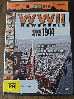 WWII News Reels: 1944 - Volume 6 - Dvd - Like New - Free Shipping - #32 ...
