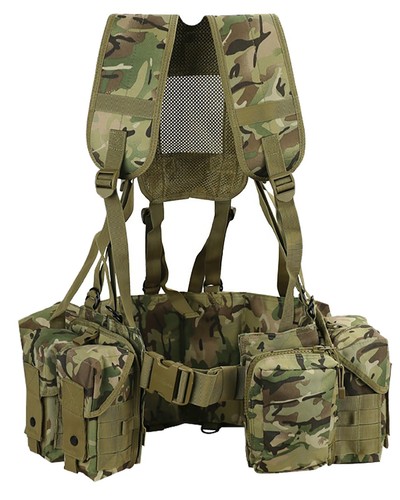 Special Forces Molle Airborne WEBBING BTP CAMO -MULTICAM MTP Match ...