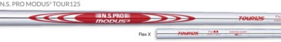 NEW Nippon Shaft NS PRO MODUS³ TOUR125, .355 Taper, X Flex, #4 Iron ...