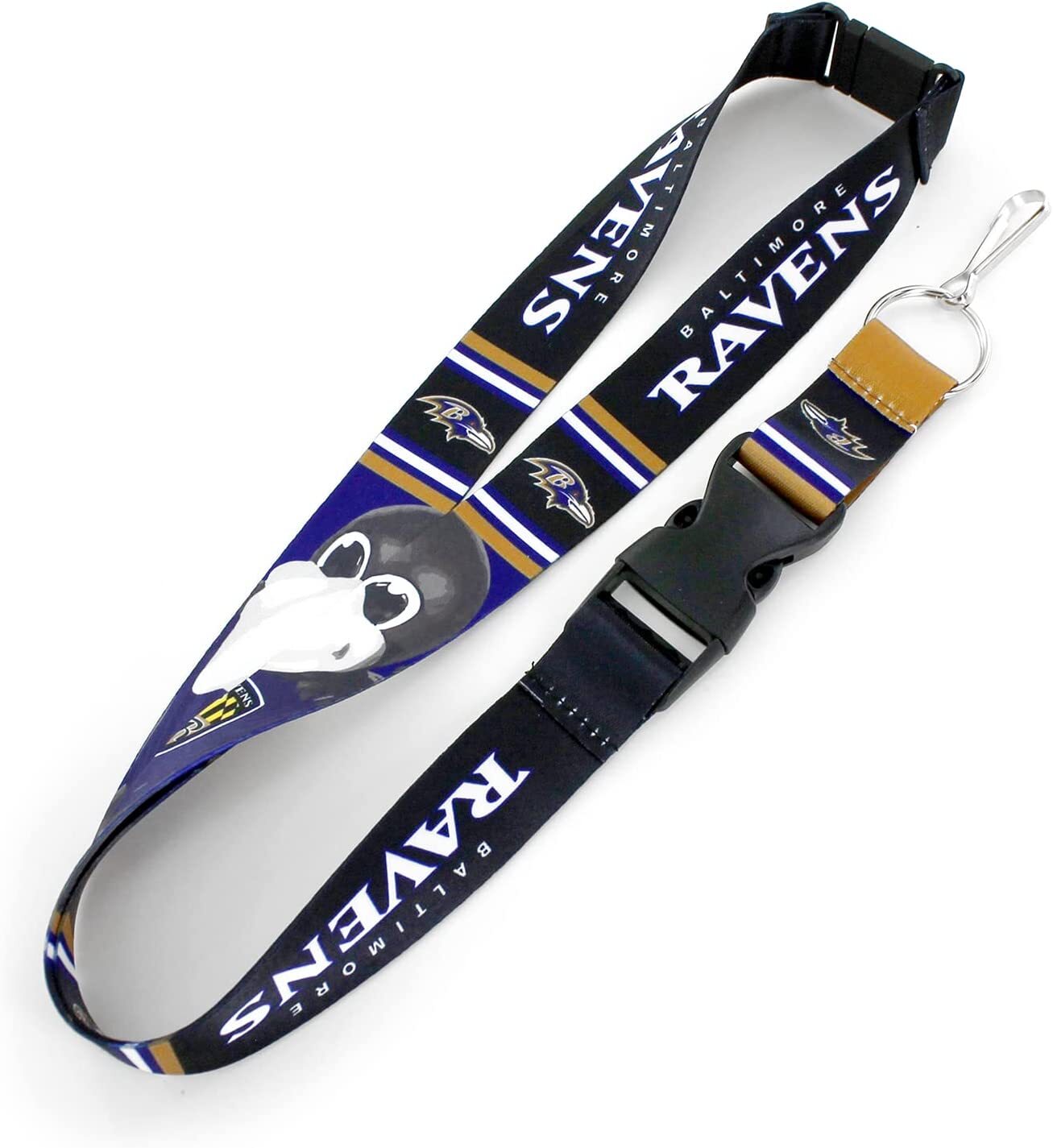 Aminco NFL Baltimore Ravens Mascot Lanyard Keychain Badge Holder | eBay