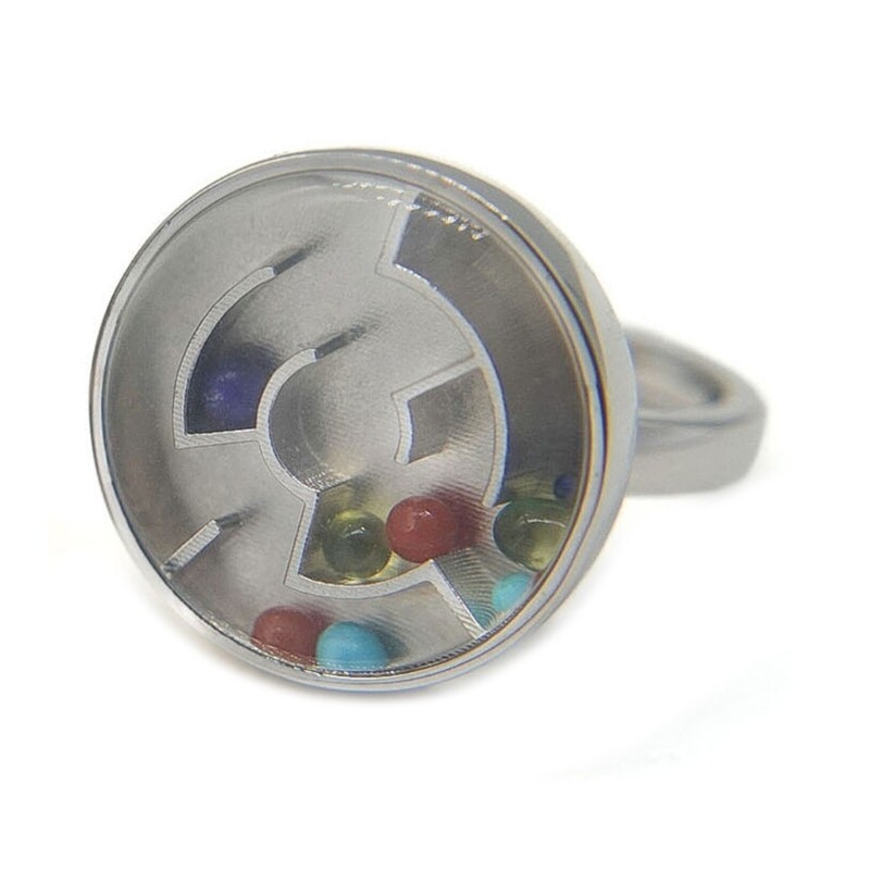 Interactive Maze Rings Unique Design Finger Rings Anti Stress | eBay
