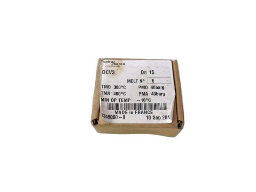 SPIRAX SARCO DCV3 DN 15 DN15 1346190-0 New | eBay
