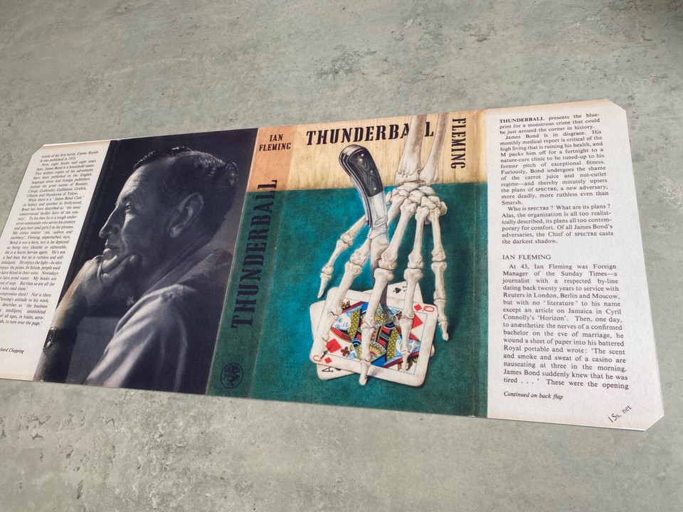 Thunderball FIRST Edition 1st/1st DUST JACKET 1961 Ian Fleming James Bond 007 | eBay