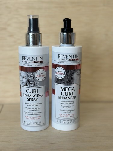 1-Reventin CURL ENHANCING Spray Defines Curls & Bounce & 1-Mega Curl ...