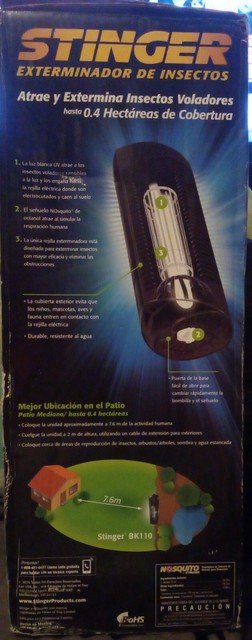 Stinger UV40 1 Acre 4000 Volts Outdoor Insect Bug Mosquito Zapper for ...