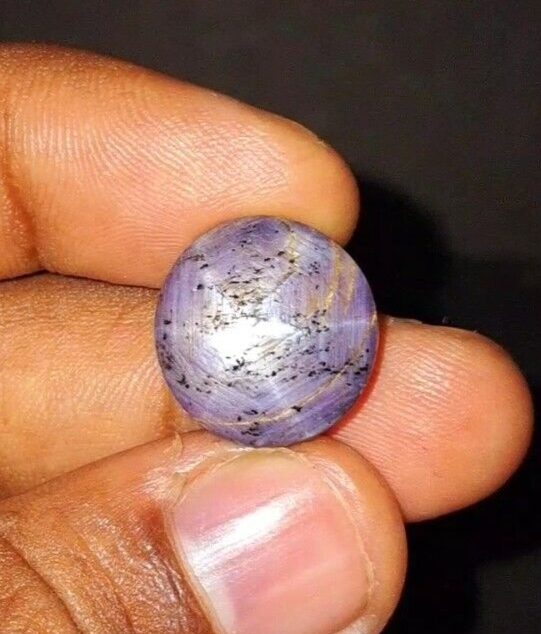 STAR RUBY RARE 100% NATURAL VIOLET ROUND 29.05 Ct CABOCHON LOOSE ...