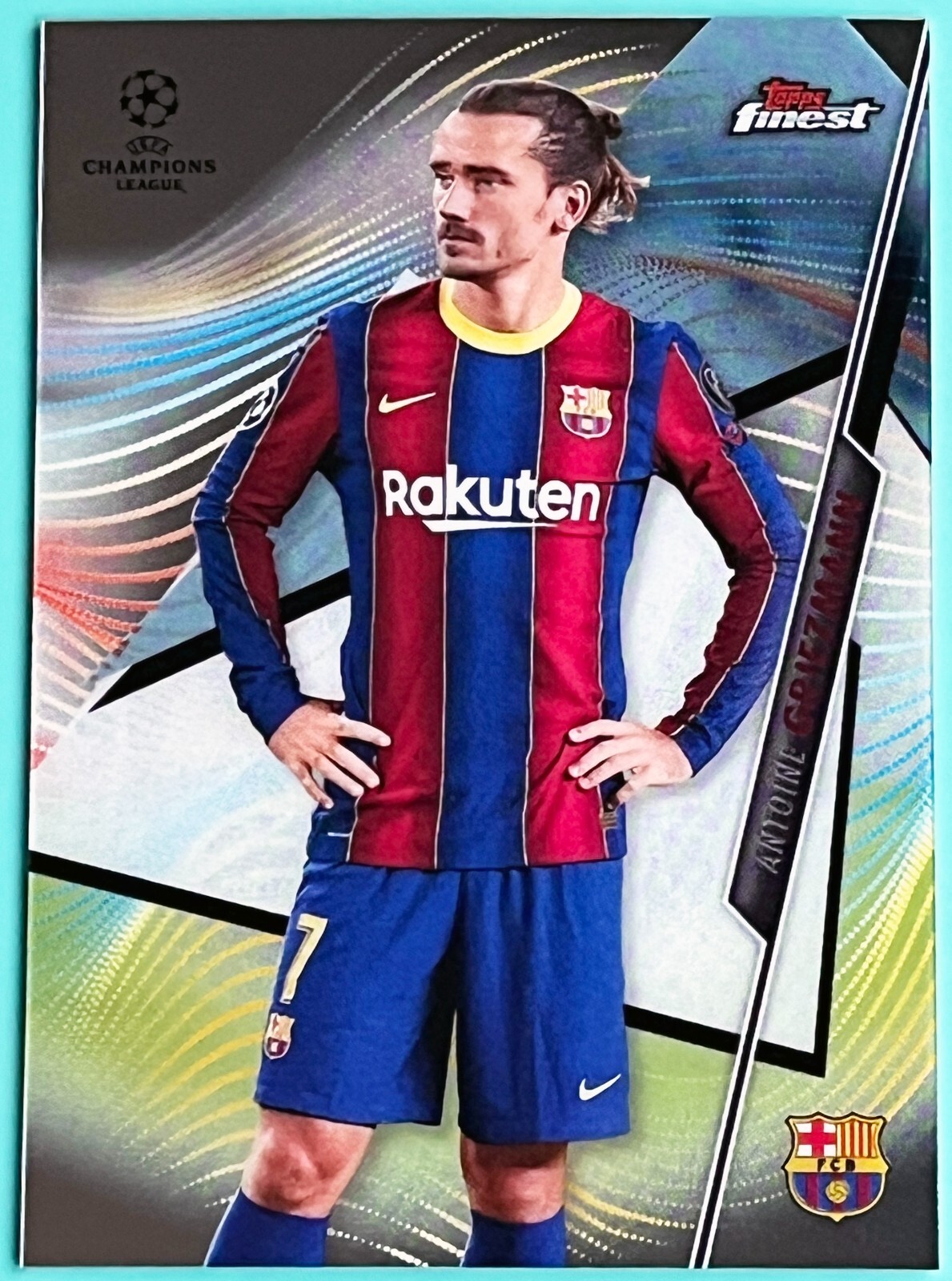20-21 Topps Finest UEFA Champions League #26 Antoine Griezmann FC ...
