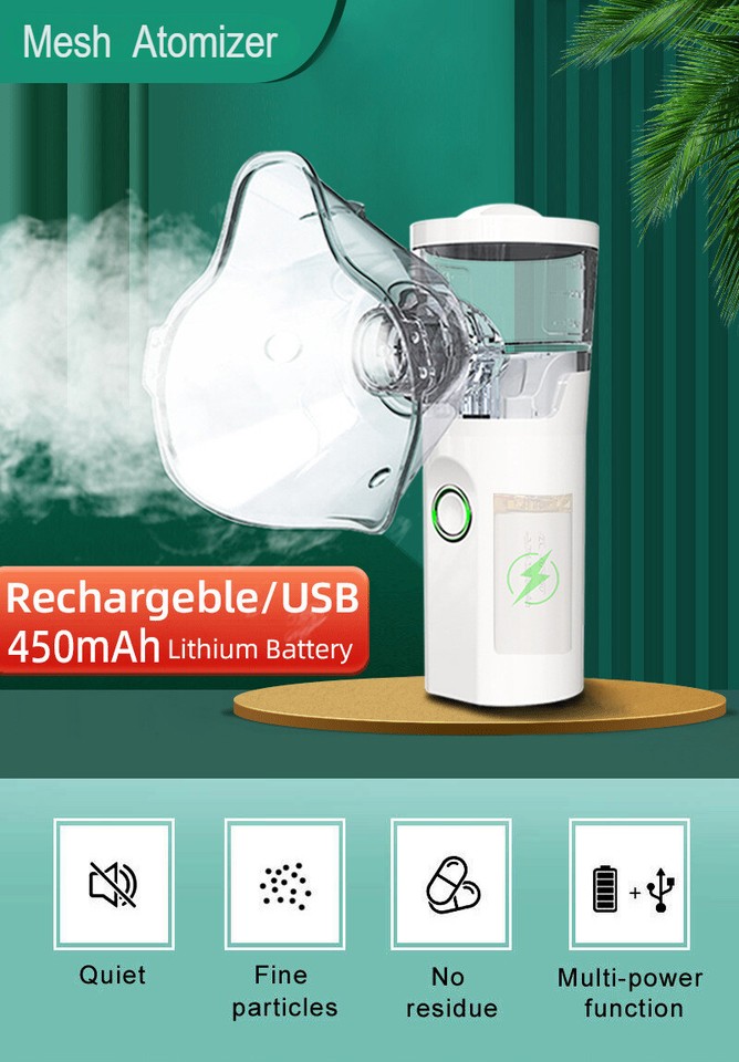 Portable Inhale Atomize Machine， Quiet Rechargeable or Battery YydG | eBay