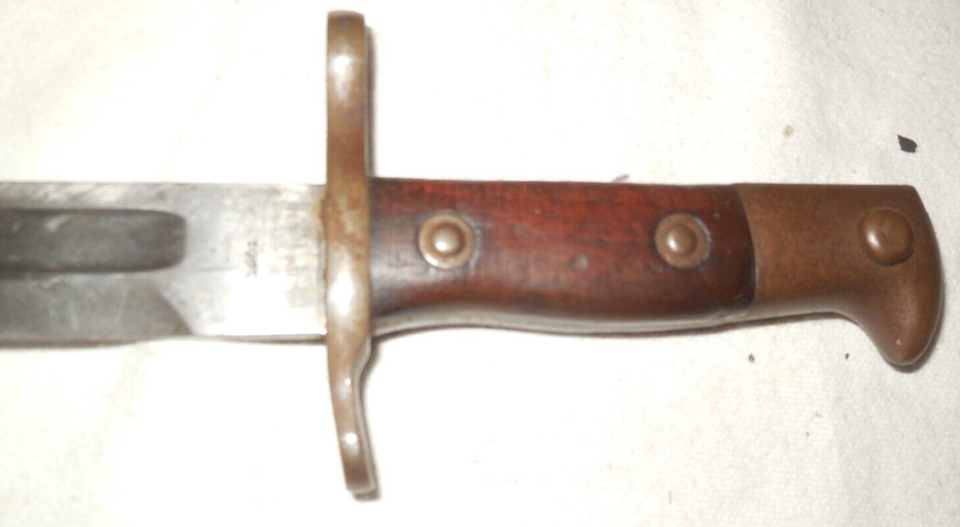 1901 Spanish American War US M1898 Bayonet & Metal Scabbard | eBay