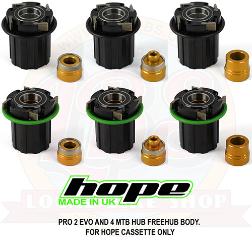 Hope Pro 2 Evo Pro 4 MTB Rear Hub Freehub Body - For Hope Cassettes ...