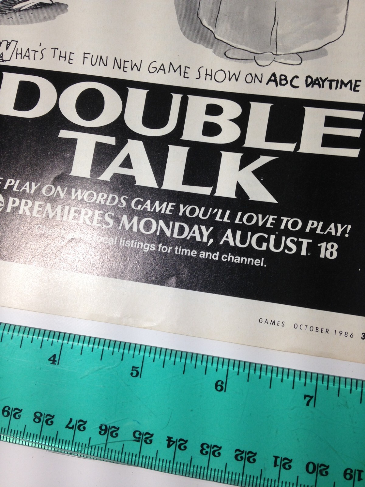 Vintage Print Ad - Double Talk ABC TV game show Henry Polic photo 80's ...